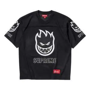 Supreme X Spitfire Ss26 Football Jersey - Black
