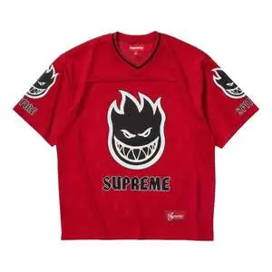 Supreme X Spitfire Ss26 Football Jersey - Red
