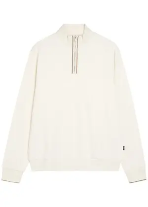 BOSS Sidney Half-zip Cotton Jumper