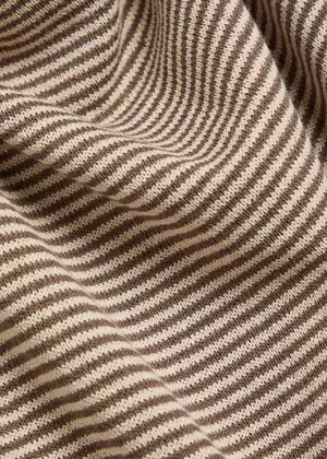 RAITH Antonio Striped Knit Polo Shirt