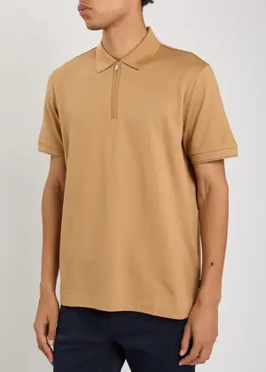 BOSS Close-knit Cotton Polo Shirt