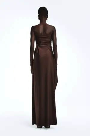 Revolve Enzo Asymmetric Maxi Dress