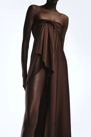 Revolve Enzo Asymmetric Maxi Dress