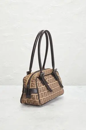 Fendi Mini Zucchino Boston Bag