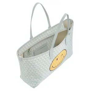 ANYA HINDMARCH I Am A Plastic Bag Printed Canvas Tote Bag