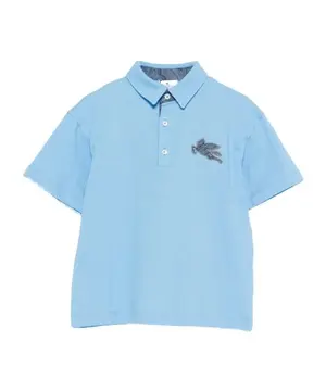 Etro Pegasus-appliqué Polo Shirt