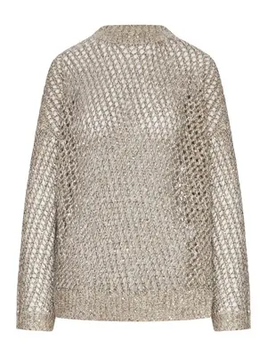 Brunello Cucinelli Open-knit Crewneck Jumper