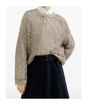 Brunello Cucinelli Open-knit Crewneck Jumper