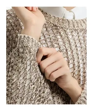 Brunello Cucinelli Open-knit Crewneck Jumper