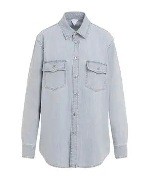 Bottega Veneta Long-sleeved Top - Gray