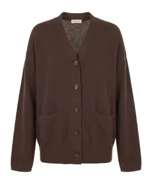 Brunello Cucinelli Button-up Drop-shoulder Cardigan - Green