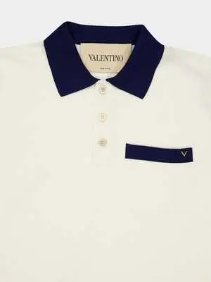Valentino Garavani Cotton Polo With Vgold