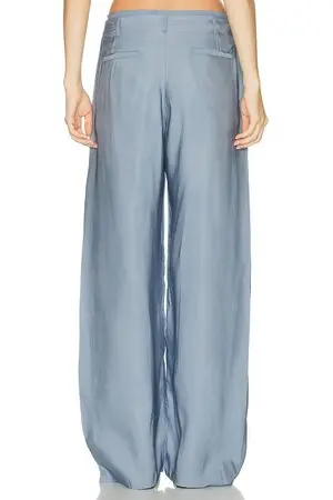 LEMAIRE Creased Soft Pant In Blue