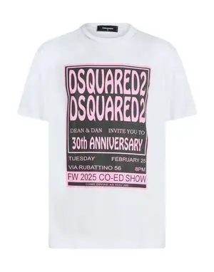 Dsquared2 T-shirt Size Cotton - White