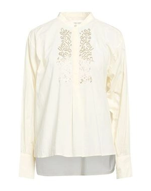 Antik Batik Antike Batik Cotton Top With Appliqués - Ivory