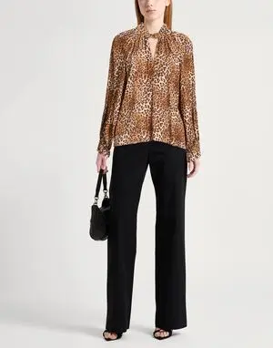 CARLA G. Leopard Print Halterneck Top