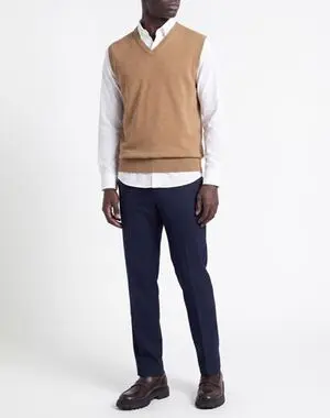 MASQ Merino Wool & Cashmere Sleeveless V-neck Sweater