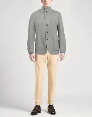 Eleventy Jacket Size Cashmere, Goat Skin