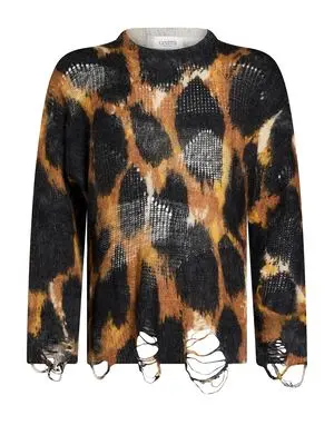 LANEUS Sweater Size Alpaca Wool, Polyamide