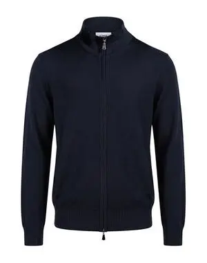 Alpha Studio Cardigan Midnight Size Merino Wool - Blue