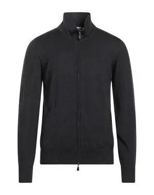 Alpha Studio Cardigan Midnight Size Merino Wool - Grey