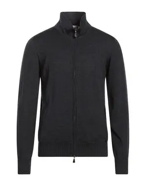 Alpha Studio Cardigan Midnight Size Merino Wool - Grey