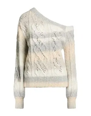 NO SECRETS Striped Sequined Sweater