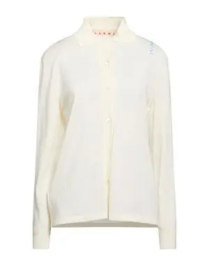 Marni Virgin Wool And Silk Embroidered Shirt