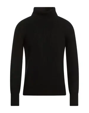 ARAGONA Turtleneck Cream Size Cashmere - Black