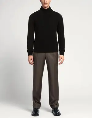 ARAGONA Turtleneck Cream Size Cashmere - Black
