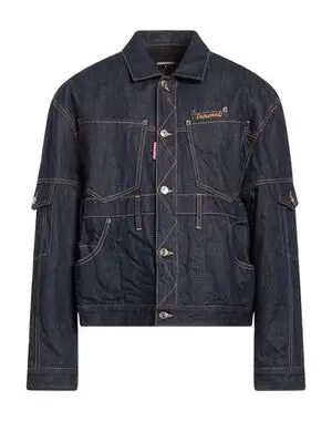 Dsquared2 Denim Outerwear Size Cotton - Blue