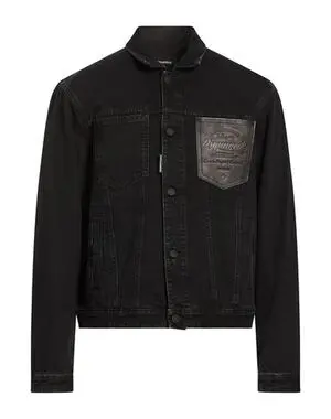 Dsquared2 Denim Outerwear Size Cotton - Black