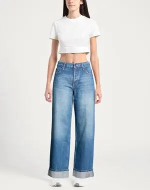 MOTHER Recycled Cotton And Lyocell Blend Wide-leg Jeans