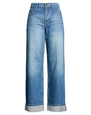 MOTHER Recycled Cotton And Lyocell Blend Wide-leg Jeans