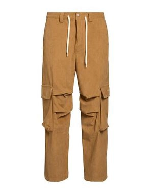 DISCLAIMER Polyester Cargo Pants With Belt Loops - Camel