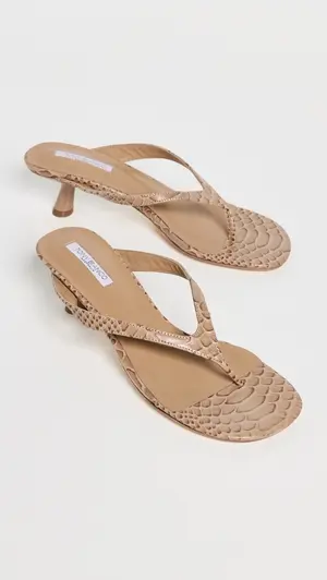 TONY BIANCO Krista Heeled Thong Sandals