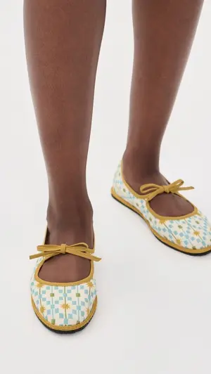 VIBI VENEZIA Brigitte Cotton Mary Janes