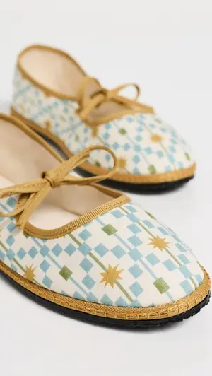 VIBI VENEZIA Brigitte Cotton Mary Janes