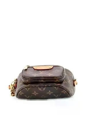 LOUIS VUITTON Monogram Canvas Mini Belt Bag - Brown