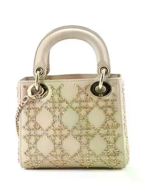 Dior Lady Chain Bag Mini Satchel - Neutrals