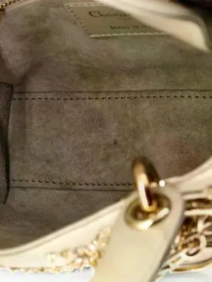 Dior Lady Chain Bag Mini Satchel - Neutrals