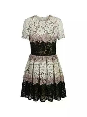 Valentino Garavani Lace Ruffle Mini Dress
