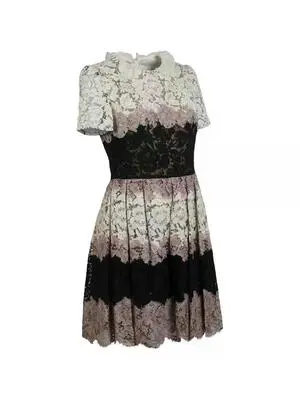 Valentino Garavani Lace Ruffle Mini Dress