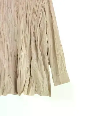 Eileen Fisher Plissé Silk Shirt