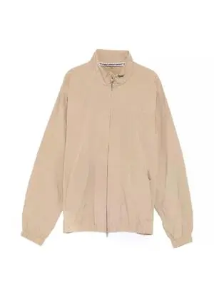 Alexander Wang Perforated Logo Track Jacket - Neutrals