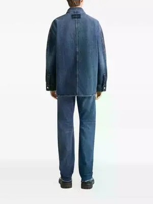 Givenchy Couture Seam Shirt In Denim - Blue