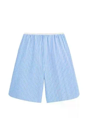 THE FRANKIE SHOP Vertical-stripe Knee-length Shorts