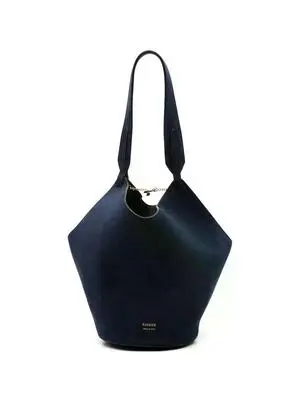 Khaite KHAITE Mini Lotus Tote Bag Blue