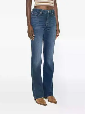 SEVEN Faded Effect Flared Jeans