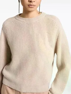 Peserico Ribbed Knit Raglan Sleeve Jumper